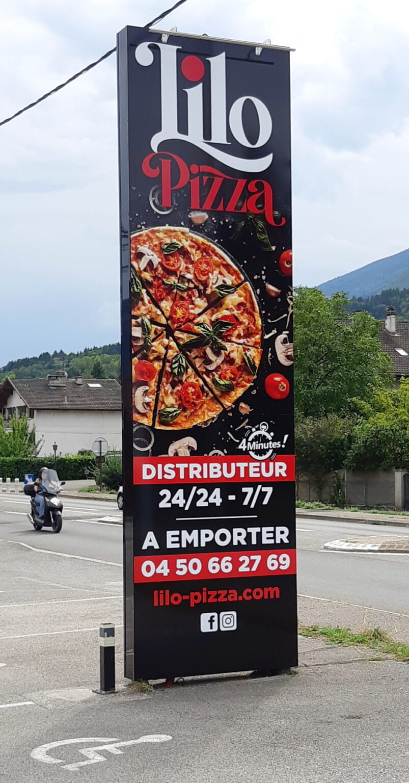 Lilo Pizza à Sévrier | DieupArt Publicité